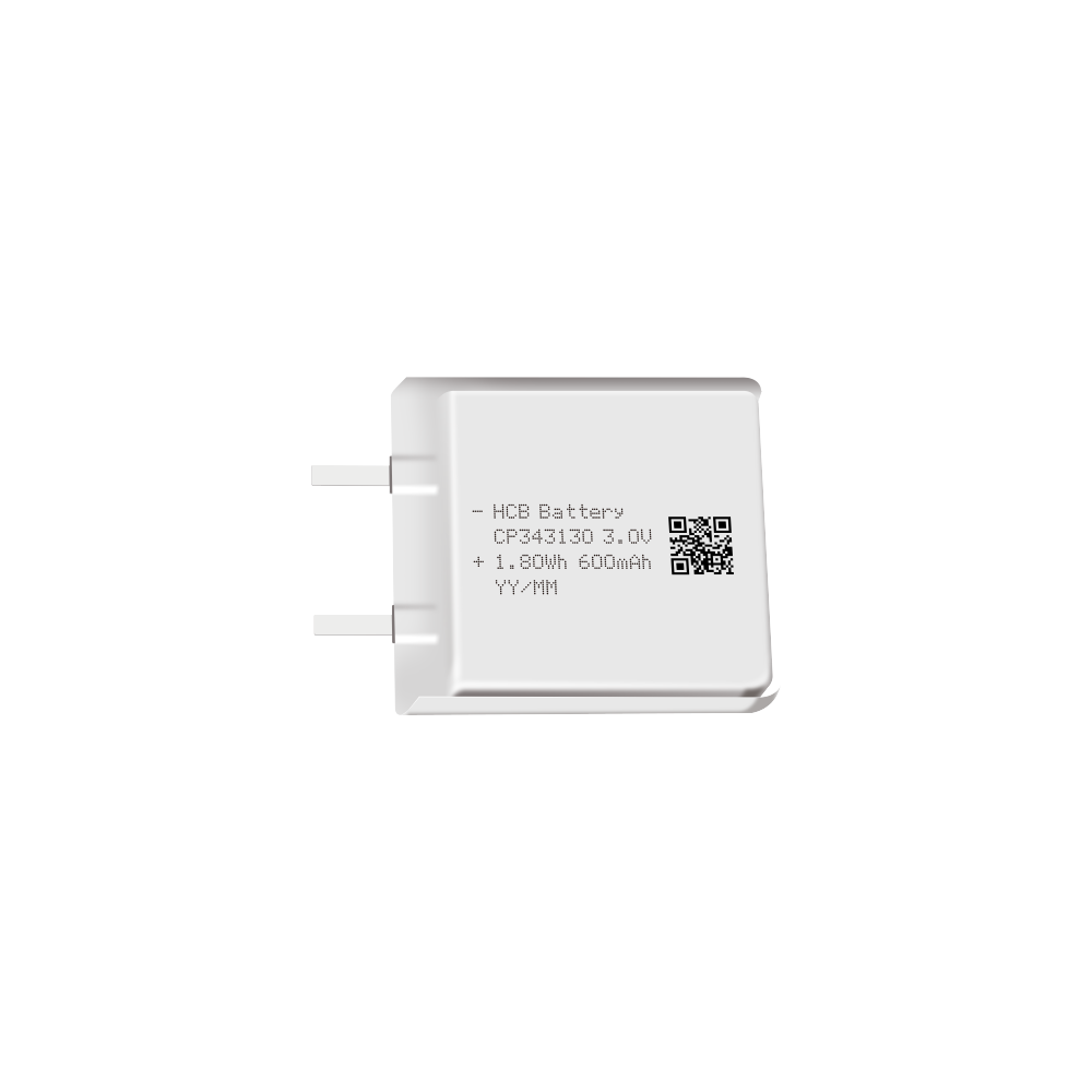 CP343130 3V 600mAh Primary Lithium Manganese Dioxide Pouch Cell - HCB ...