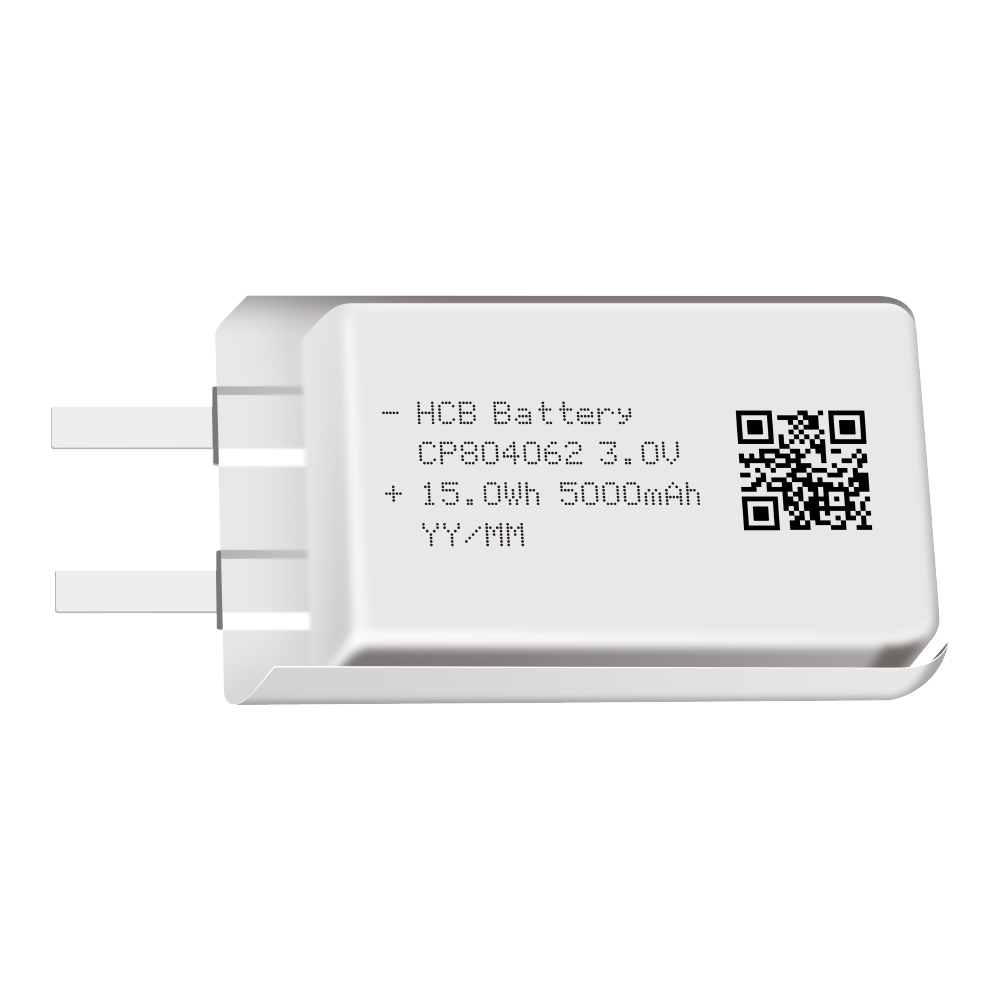 3V Pouch Cell CP804062 5000mAh Non Rechargeable Lithium Battery - HCB ...