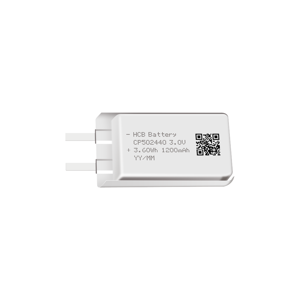 CP502440 3V 1200mAh Ultra Small Thin Lithium Battery Pouch Cell ...