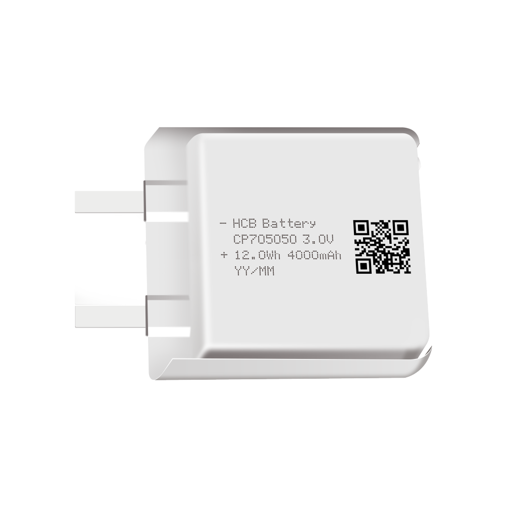 3V CP705050 4000mAh Compact Li-MnO₂ Cell Primary Lithium Pouch Pack ...