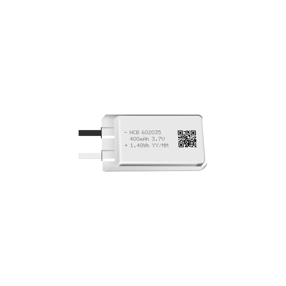 HCB602035 Small Thin Battery Lithium Polymer Pouch Cells Solution