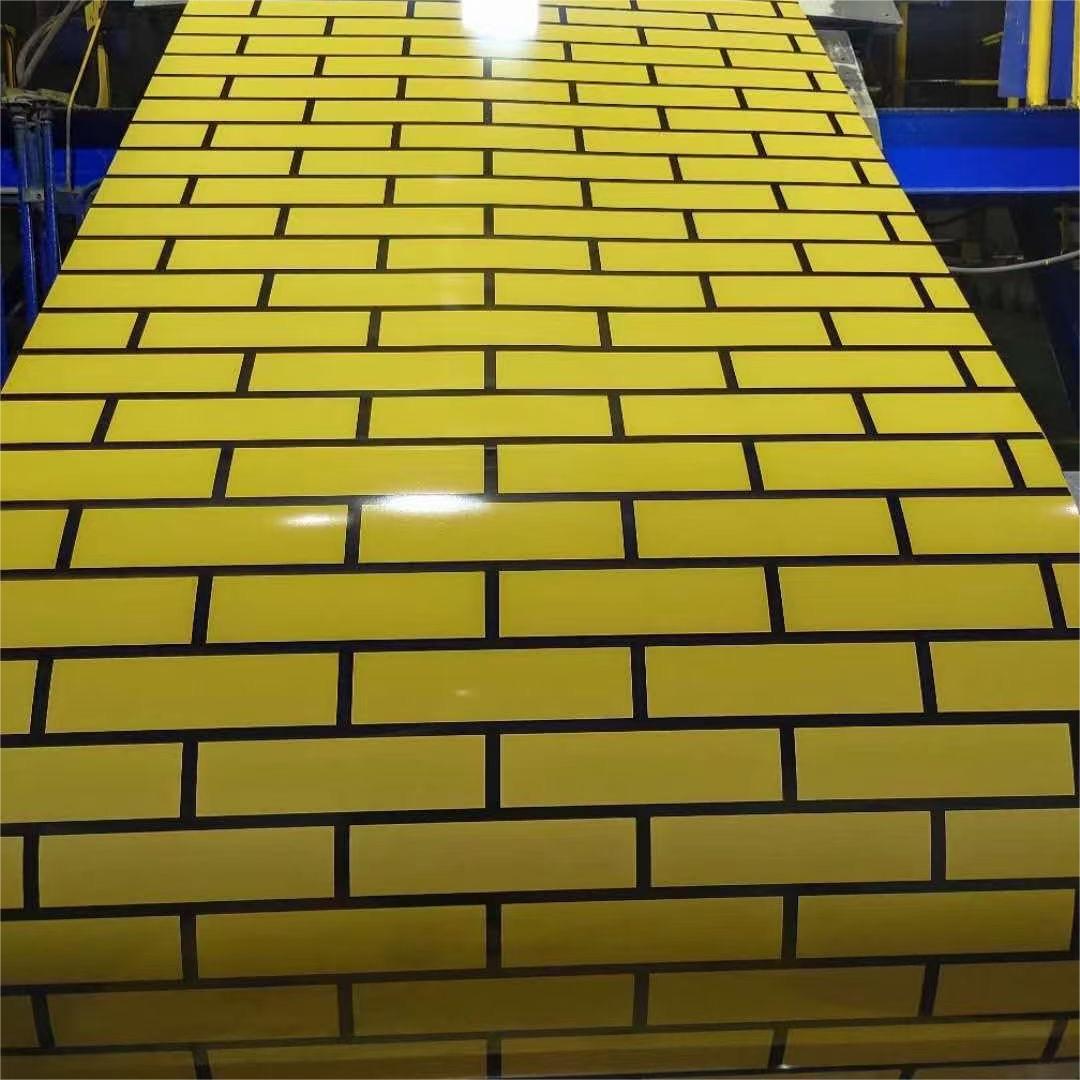 Brick Pattern PPGI Steel Coil