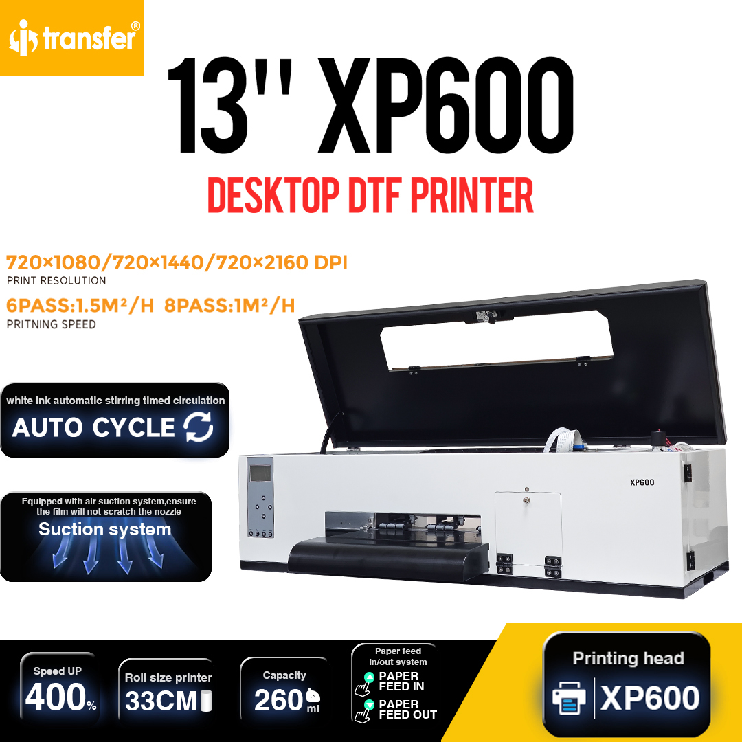 Updated XP600 DTF Roll Size Printer