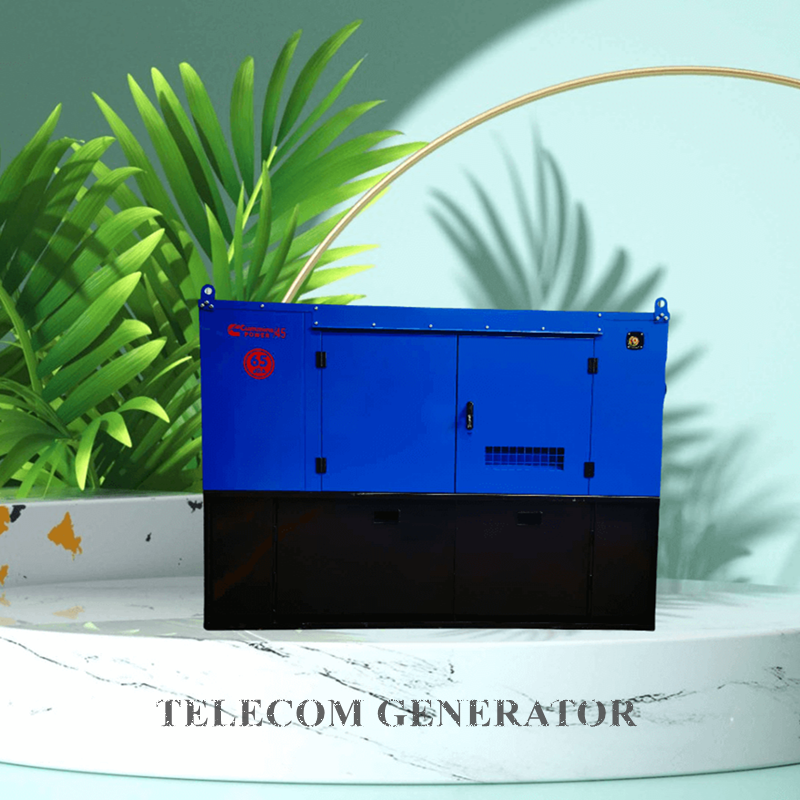 telecom diesel generator with 1000L double wall built in fuel tank