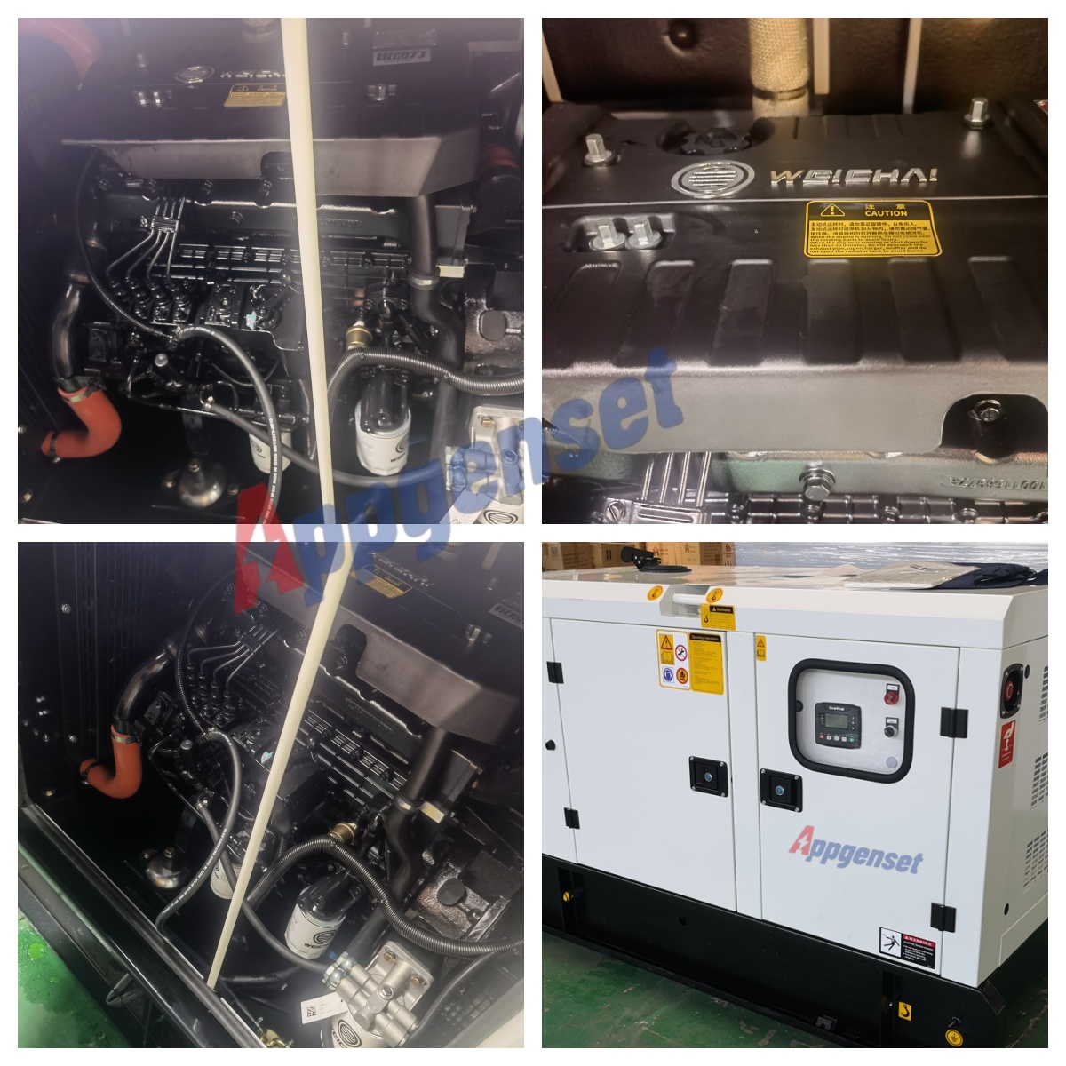 700kva 560kw diesel generator by cummins and weichai