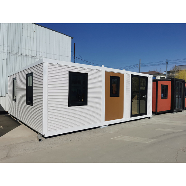 Flat Roof White Container Homes