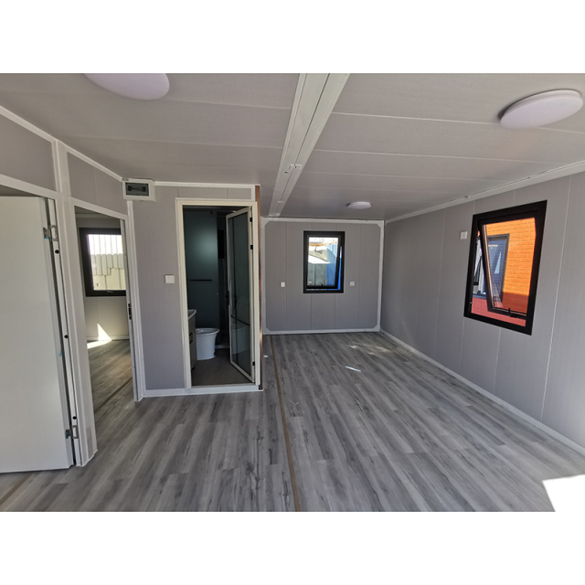 Flat Roof White Container Homes