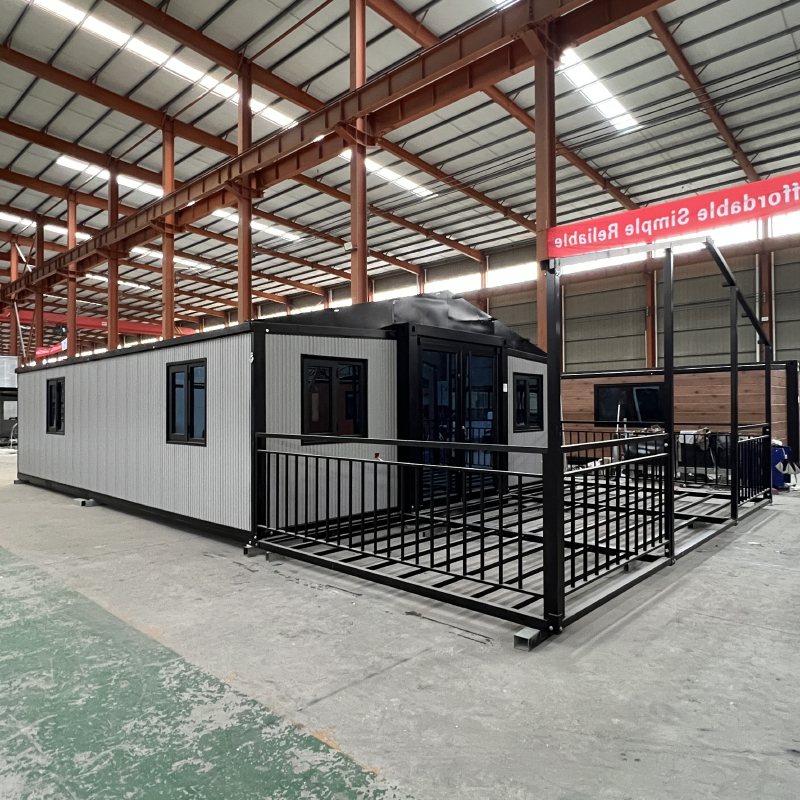 30ft Expandable House With Triangular Roof And Terrace