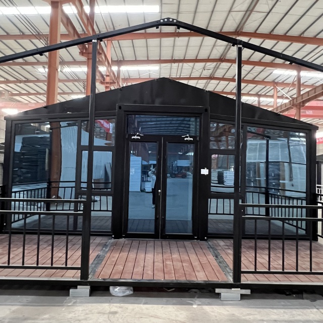 Heighten 30ft Expandable House With Pavilion Slope Roof