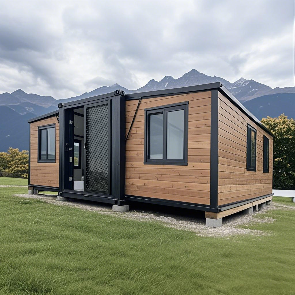 Expandable 2 Bedroom Container Home with Timber Look | Prefab Modular ...