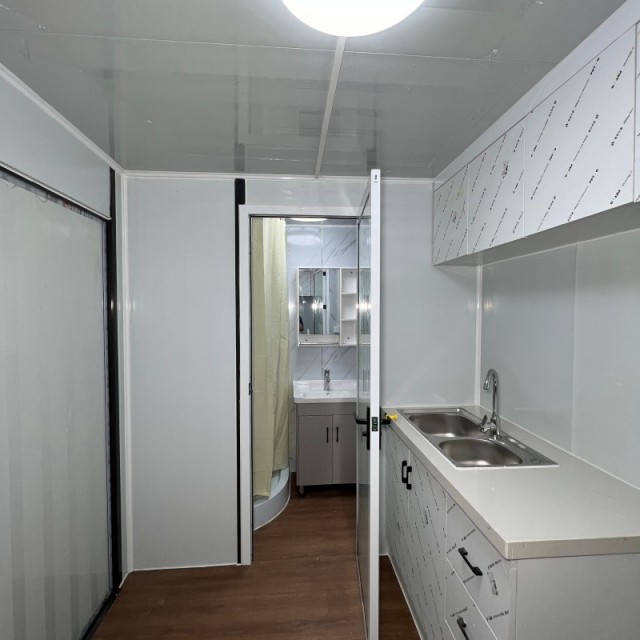 Modular Sanitary Unit with Integrated Toilet