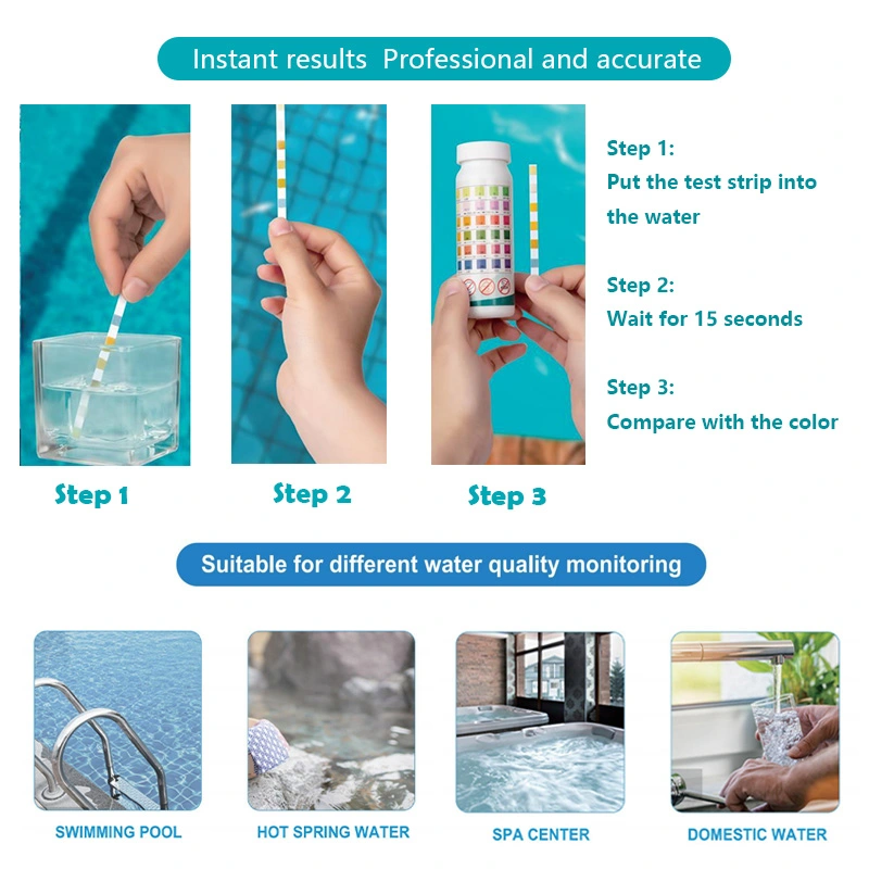 Water Test Paper pH Test Paper Swimming Pool Spa Water Tester Test Paper