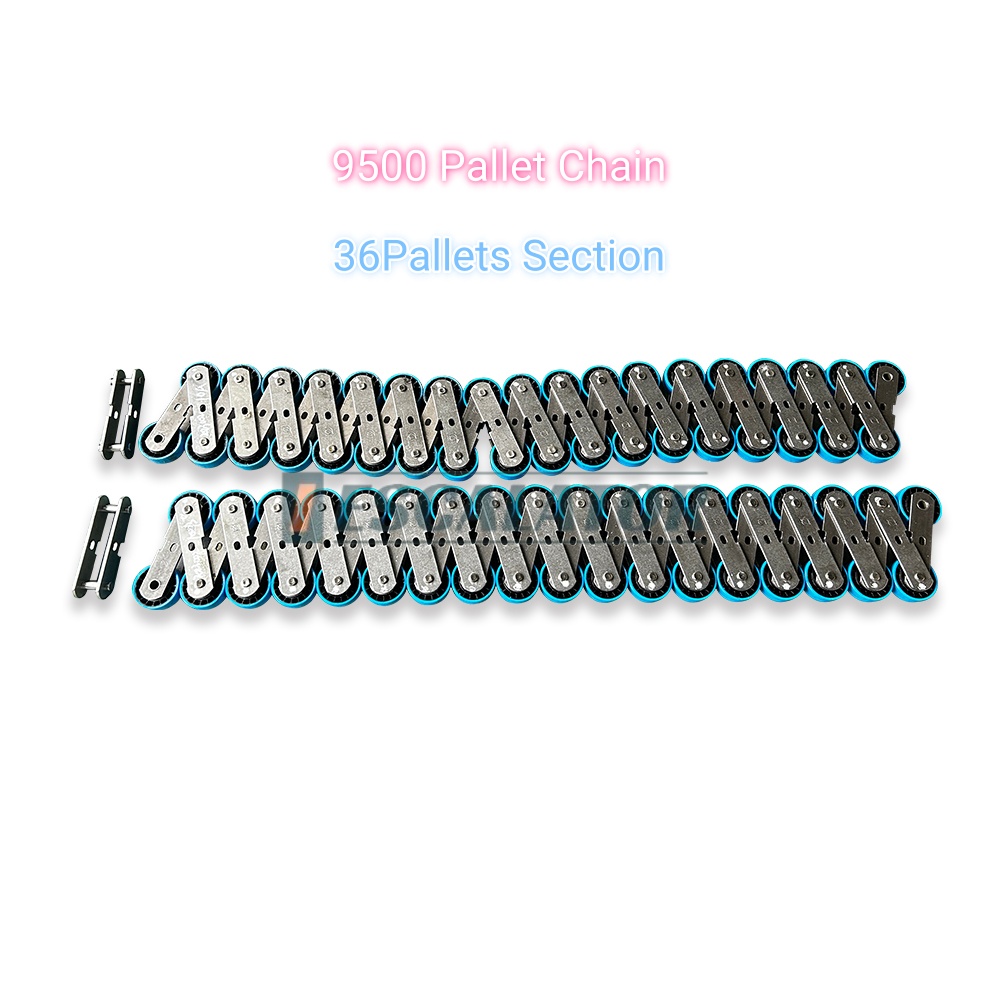 9500 Travelator Pallet Chain, 133.33/RS76/14.63