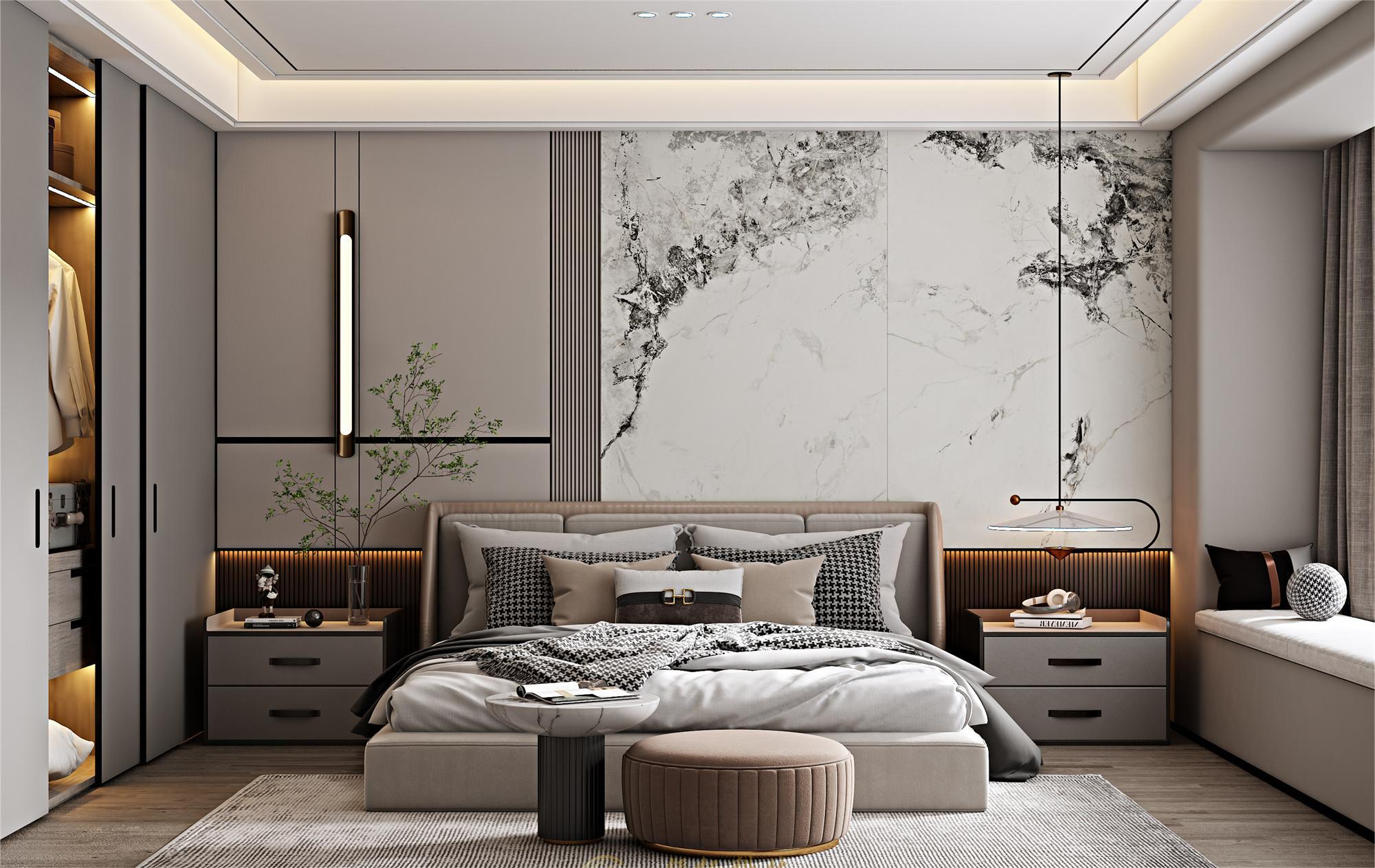 DITUO-Bedroom decoration renderings, see 7 design cases of sintered ...