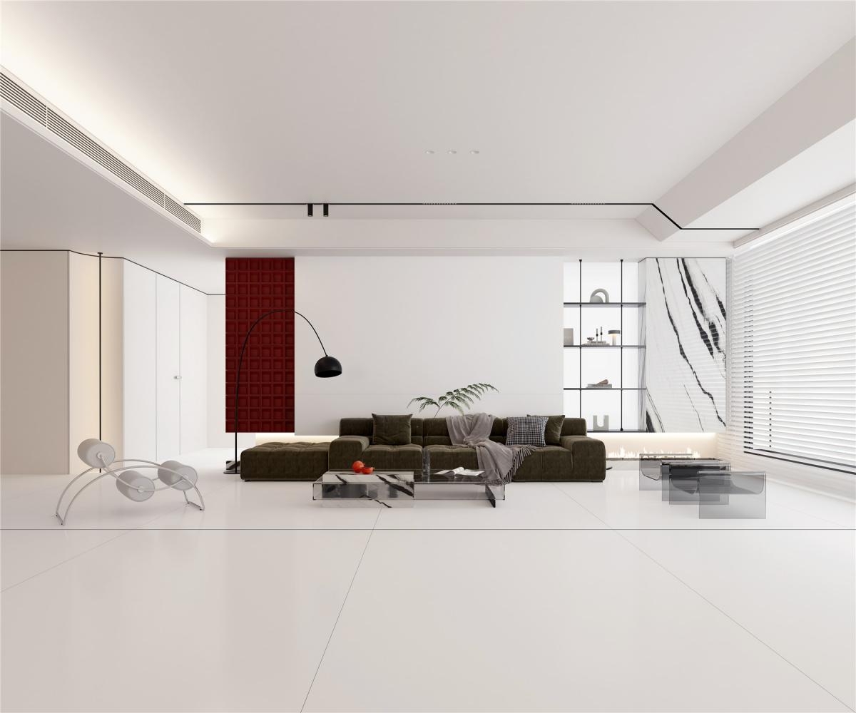 Pure White Porcelain slabs large format tiles kitchen countertops ...