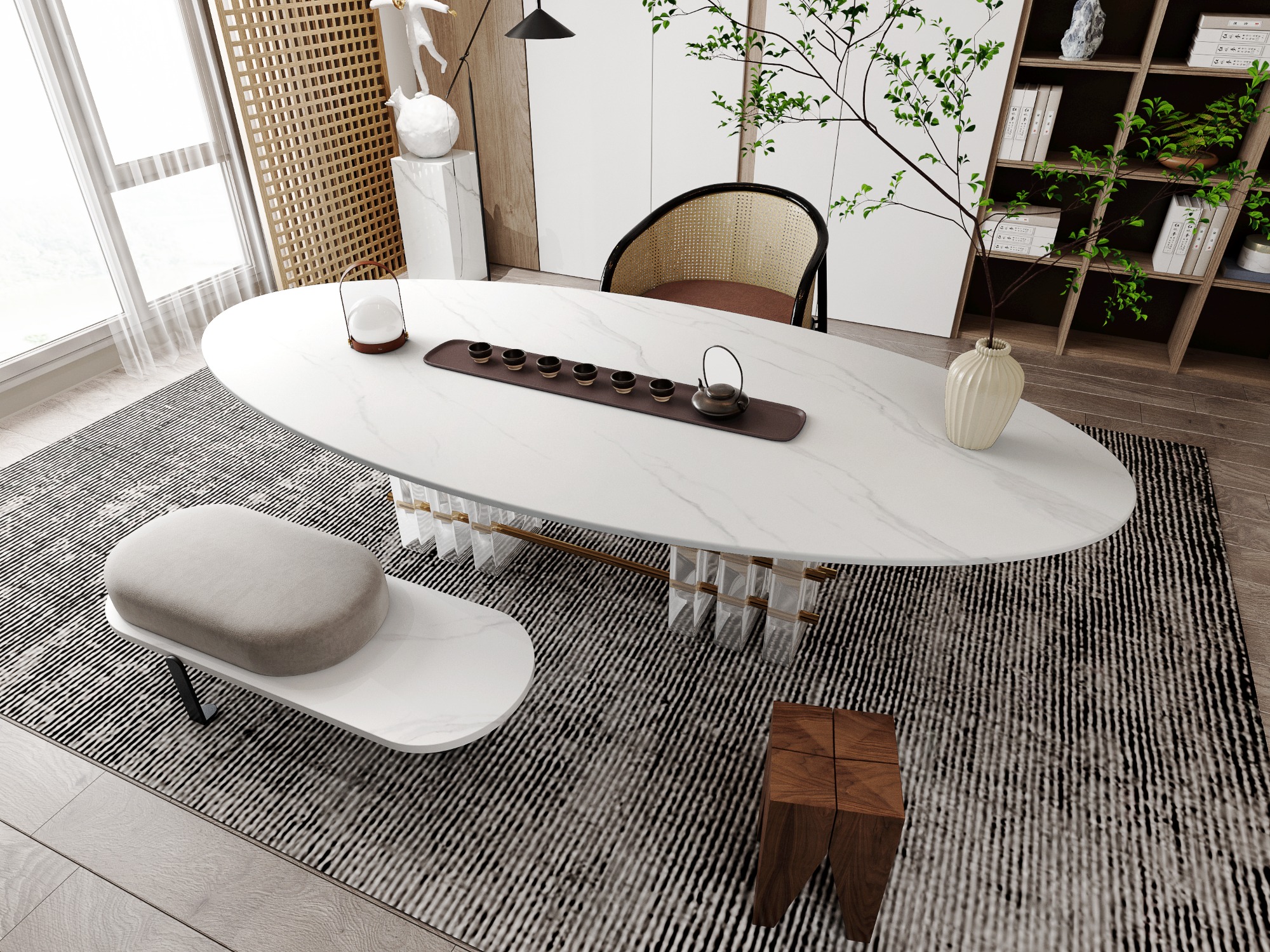 Full body 15mm China Sintered Stone slab Table