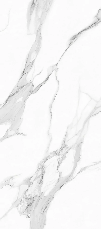 Calacatta White marble sintered stone slab kitchen countertops backdrop ...