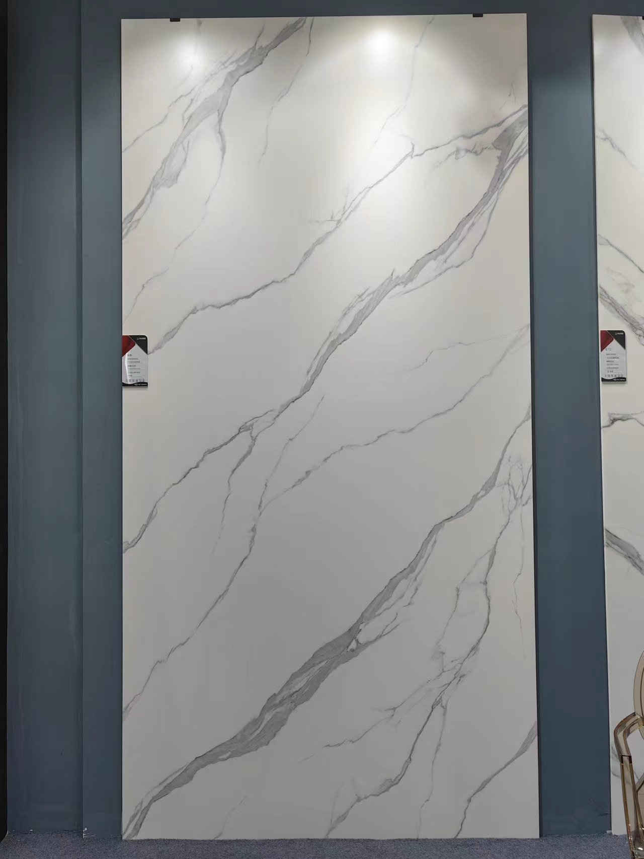 full body super white slab tile Caracatta White Sintered stone ...