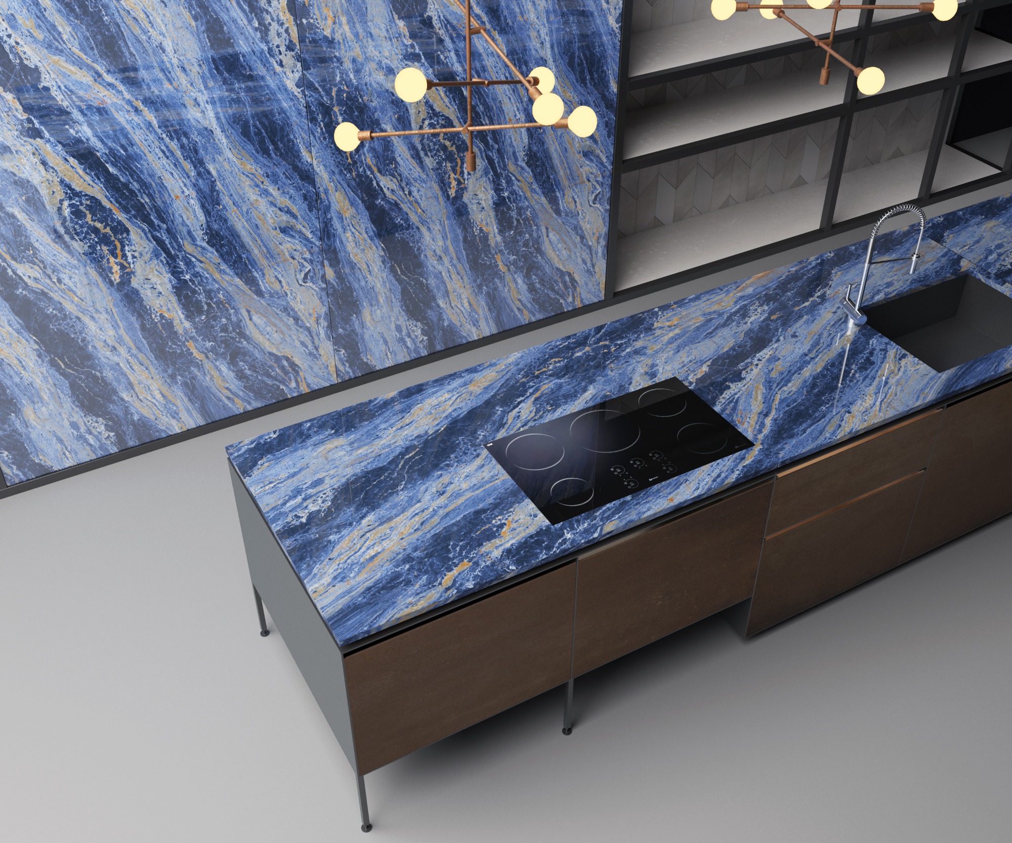 Full body ceramic slab Sintered stone porcelain countertops