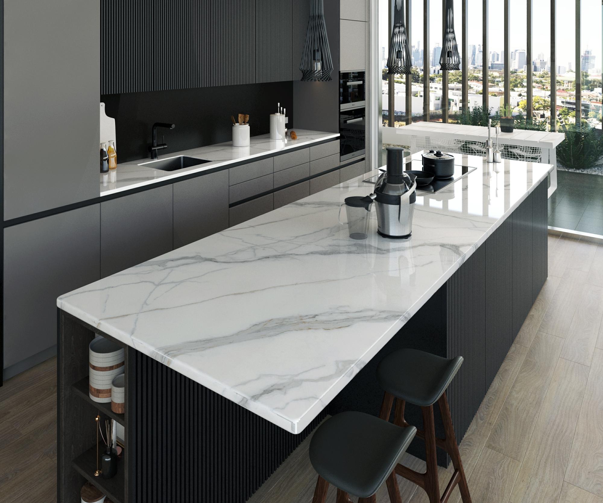Porcelain slab kitchen countertops -DiTuo ceramic slab