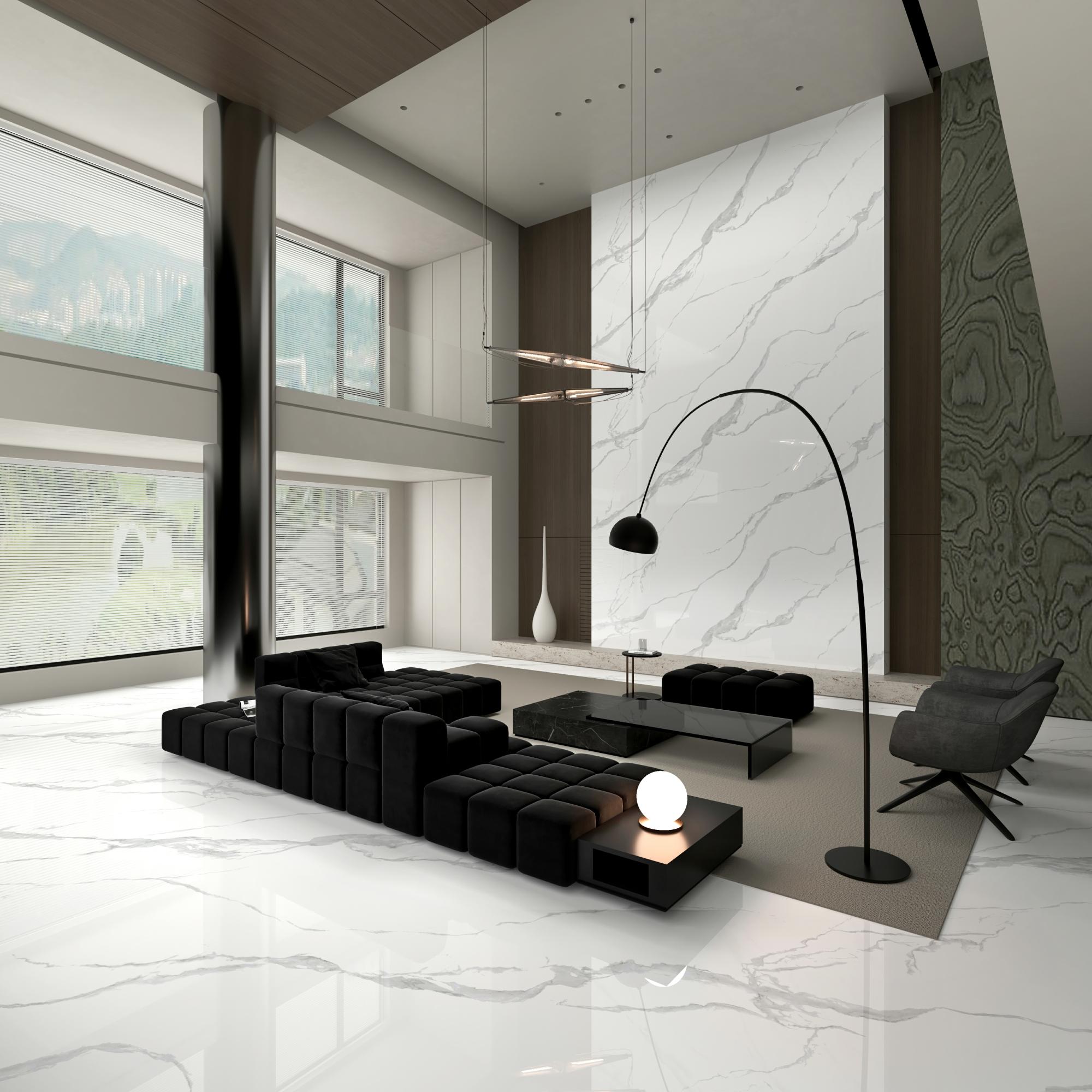 large format Porcelain slabs Sintered Stone 12mm kitchen countertops