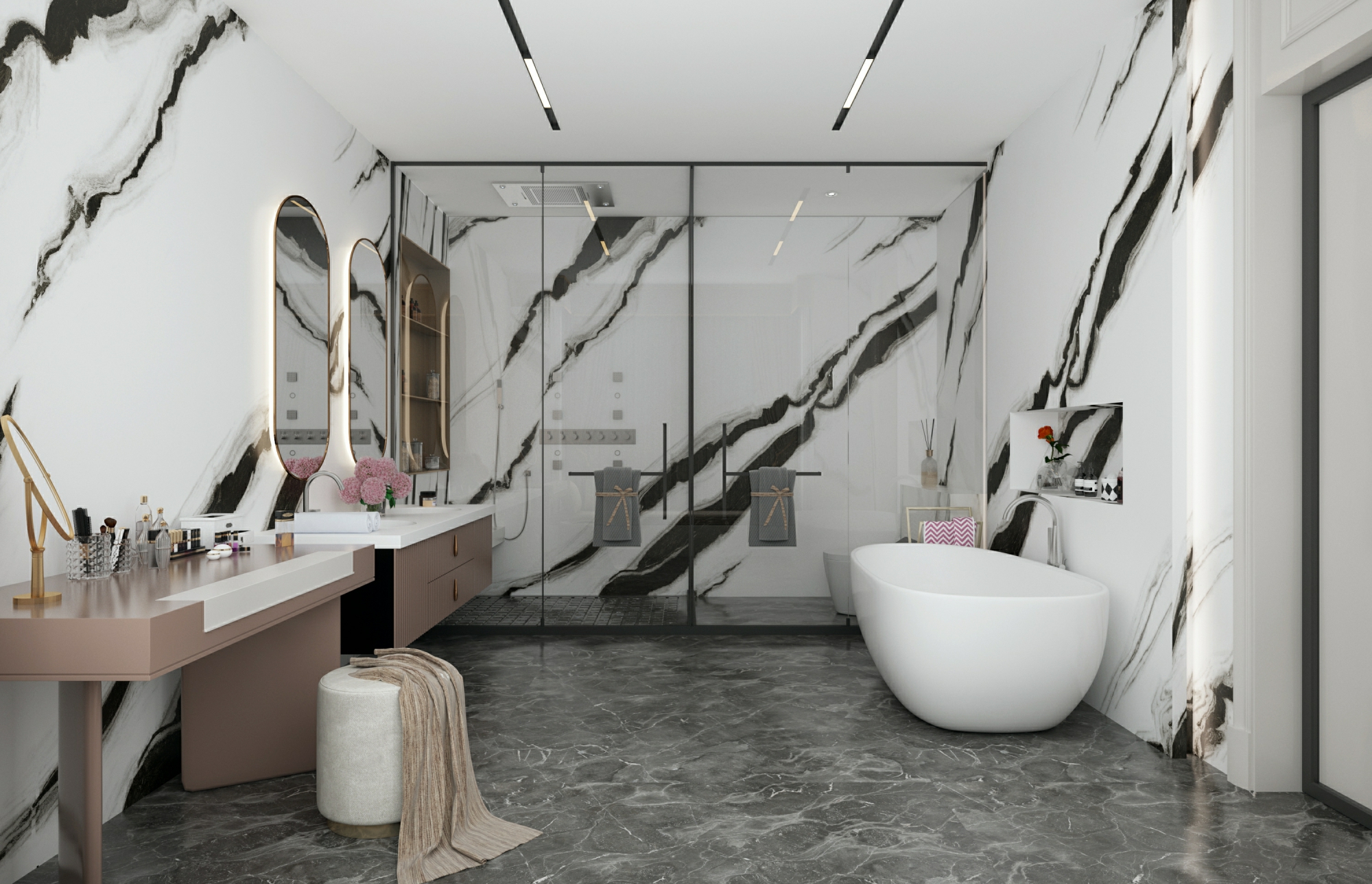Large Format Porcelain Slabs: Revolutionizing Bathroom Remodels