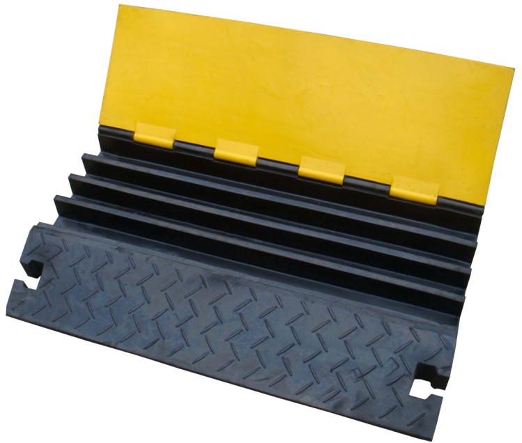 4 channel rubber cable protector