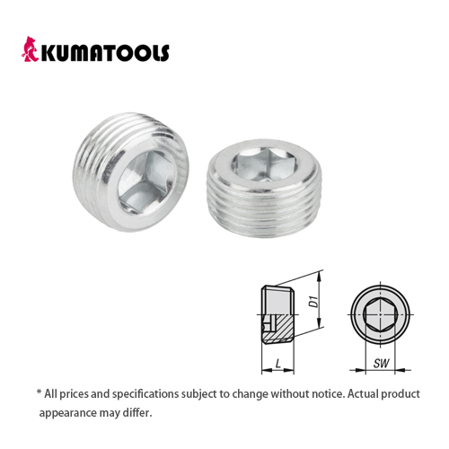 Screw plugs with hexagon socket DIN 906, tapered thread,Fasteners
