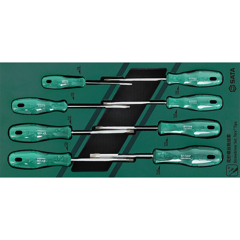 8Pc. Screwdriver Set, Tips 09955A,Handtools