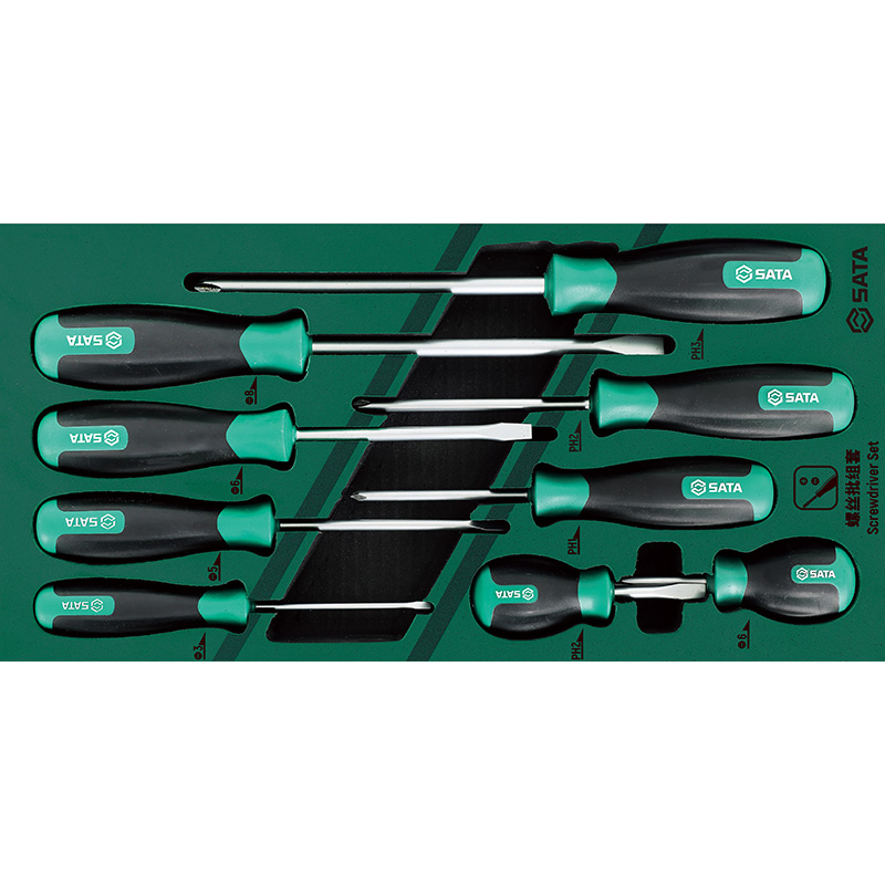 9Pc. Screwdriver Set 09913A,Tool Sets & Tool Boxes