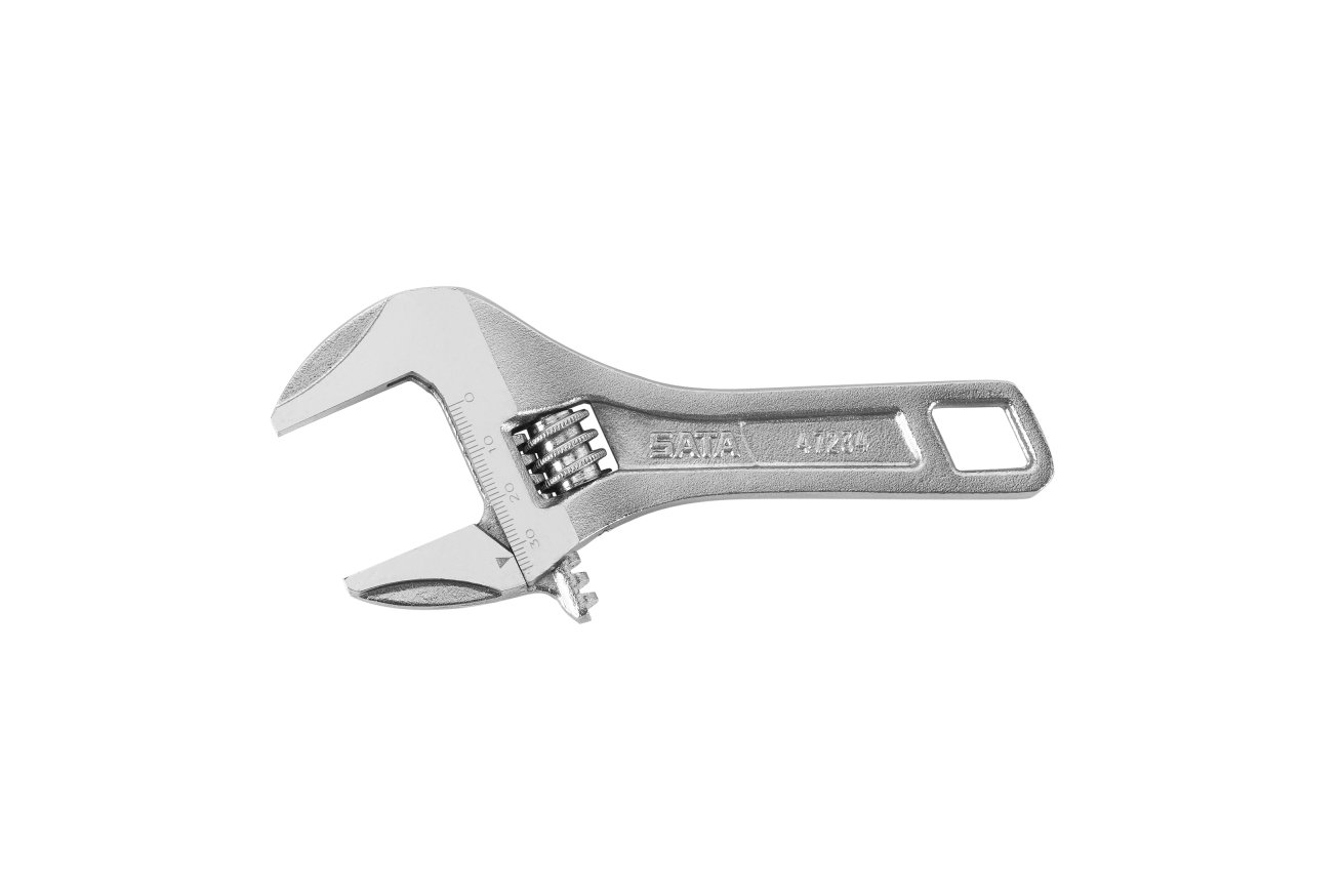 Wide Jaw Short Handle Adjustable Wrench 10" 47234,Adjustable Wrench
