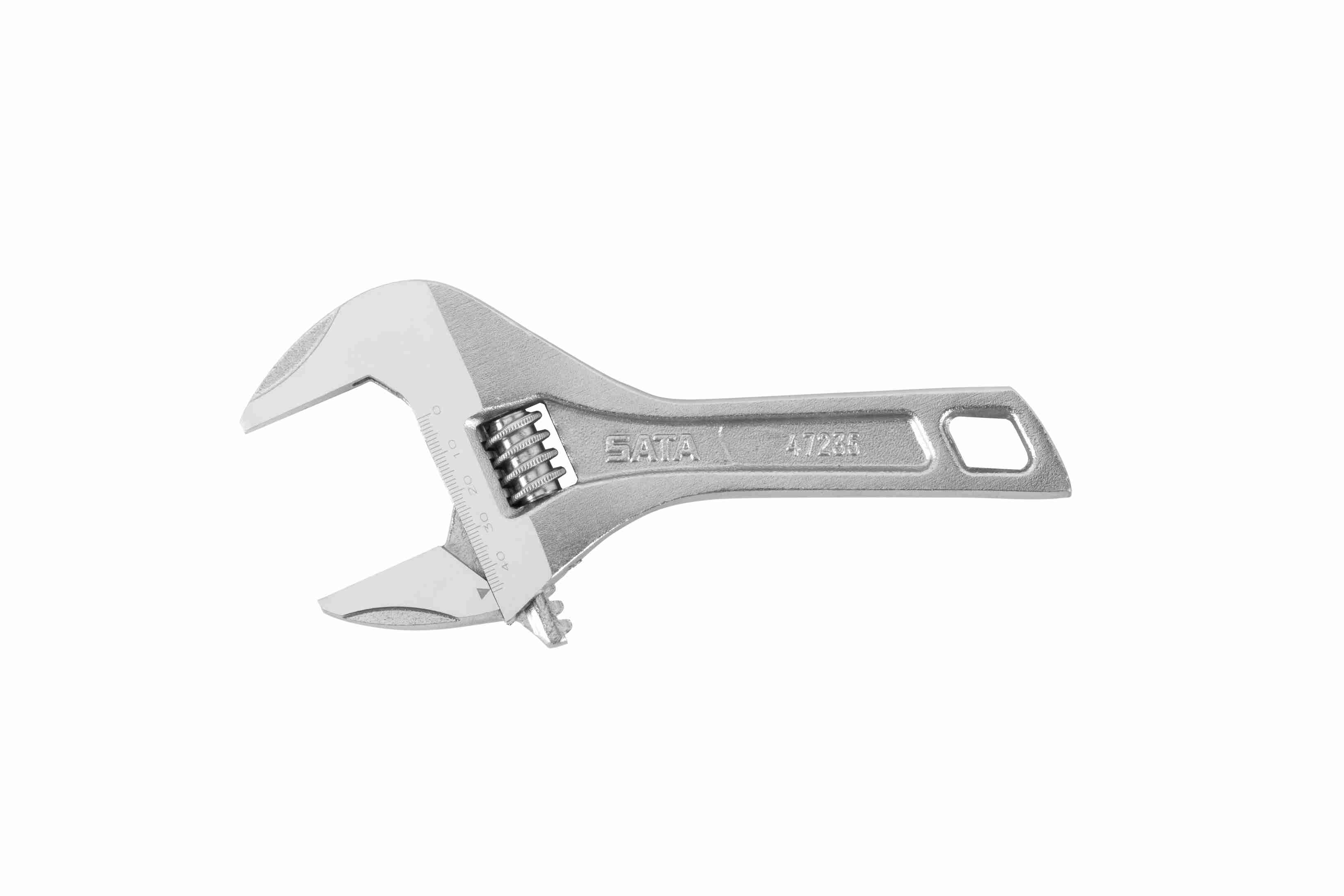 Wide Jaw Short Handle Adjustable Wrench 12" 47235,Adjustable Wrench