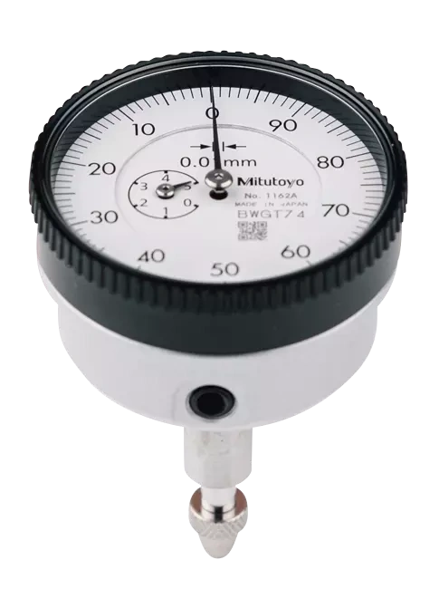 Dial Gauge, ISO Type Back Plunger Design, Reverse Dial Face, 5mm, 0 ...