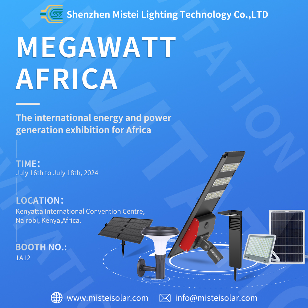 Mistai Solar Lighting will attend Megawatt Kenya 2024