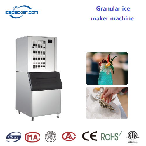 Granular ice maker machine, Particle ice making machine