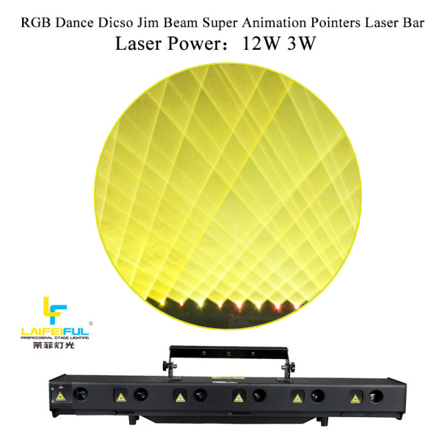Y10 12W RGB Animation Laser Bar