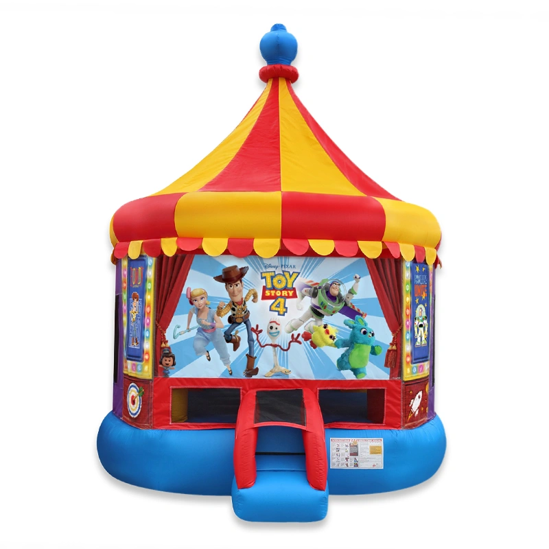 Commercial Carousel Inflatable Bounce House Inflatable Round Bouncer ...