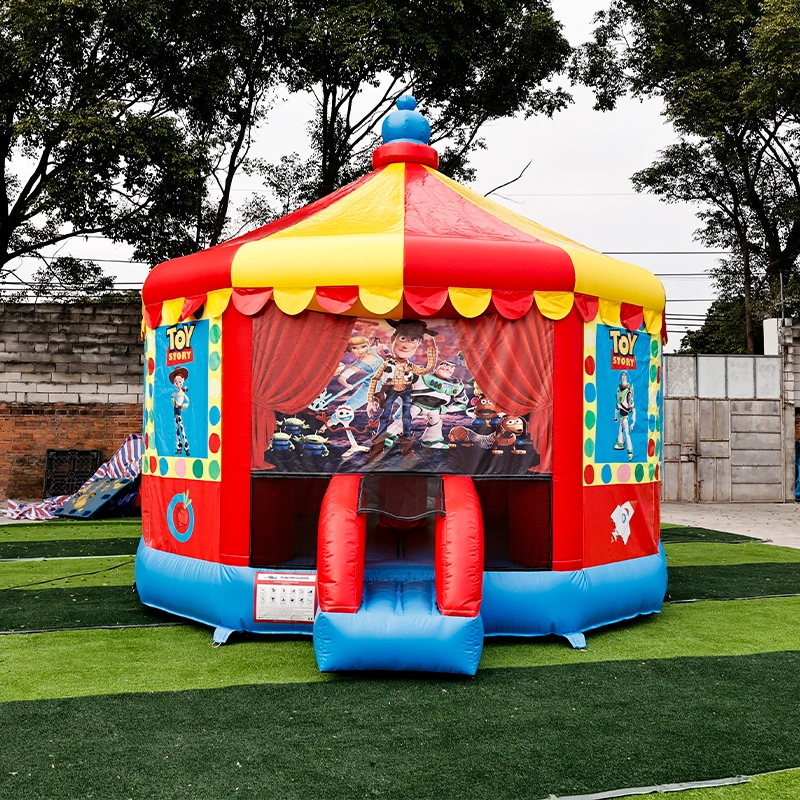 Commercial Carousel Inflatable Bounce House Inflatable Round Bouncer ...