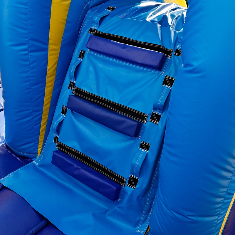 Ocean World Children's Inflatable Playground Slide + Castle Combination