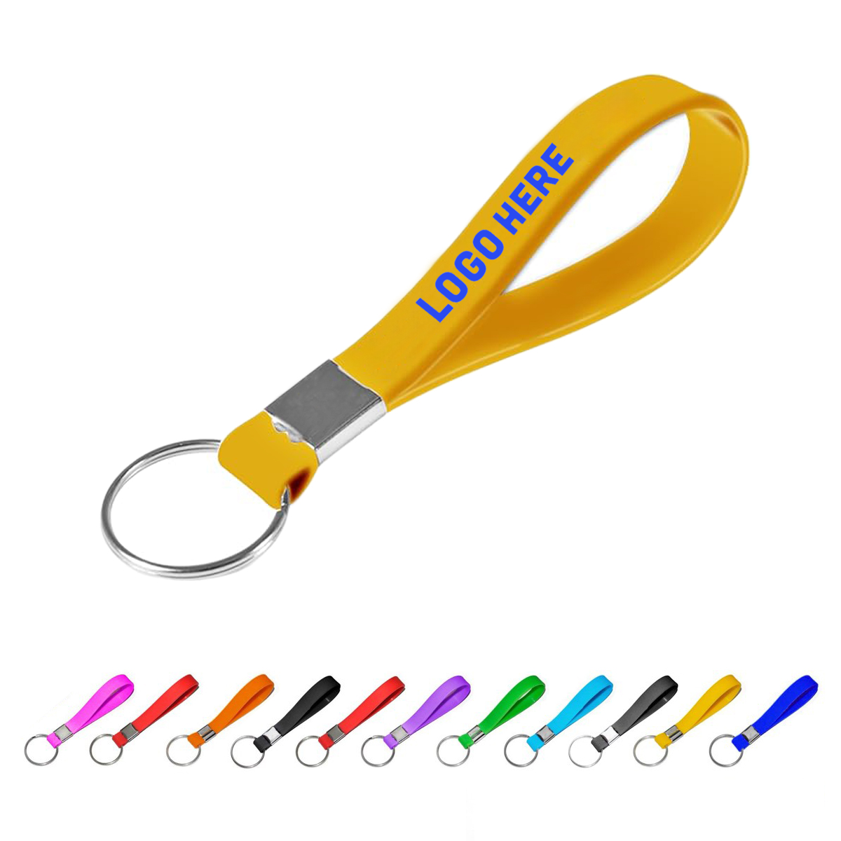 Silicone Wristband Keychain