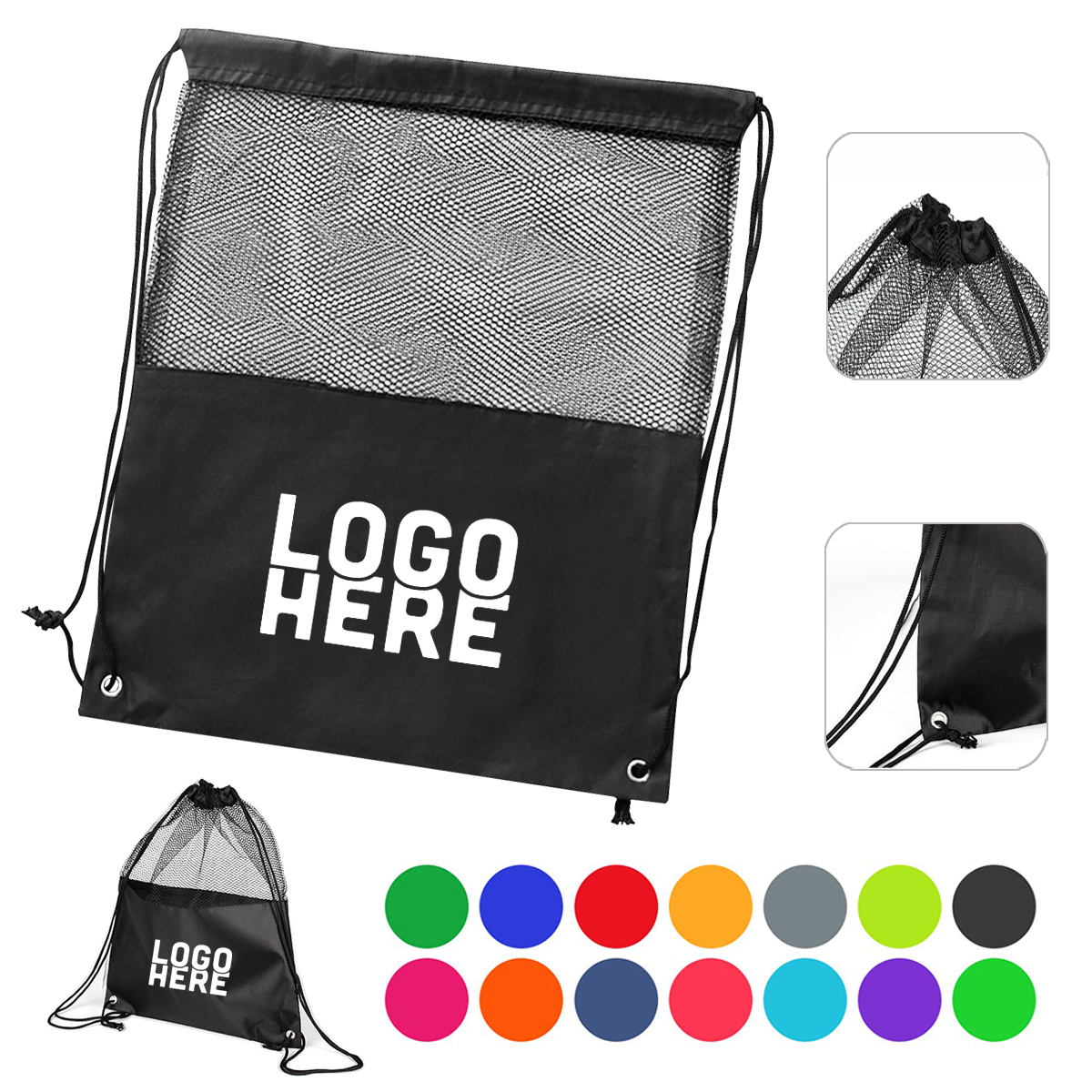 Mesh Drawstring Bag