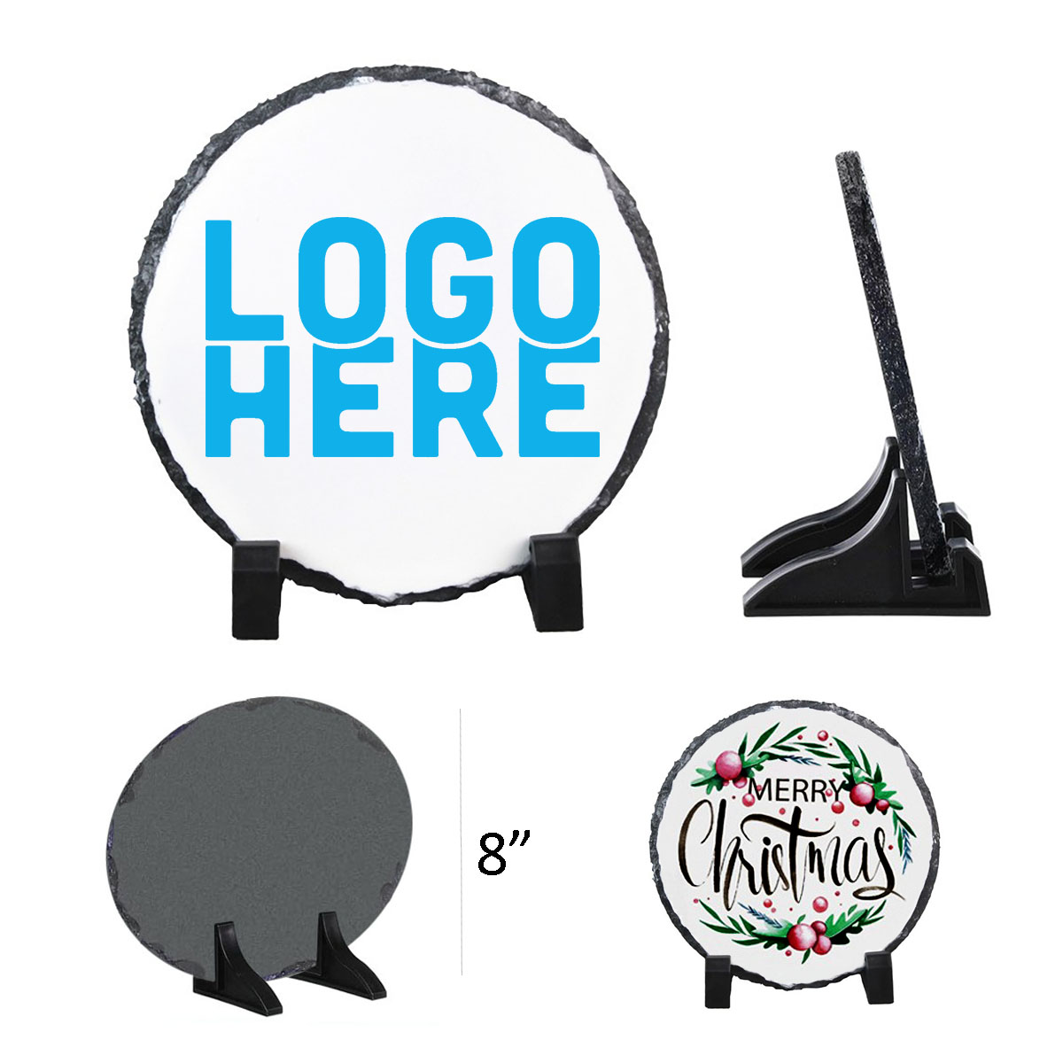 8" Circular Photo Slates