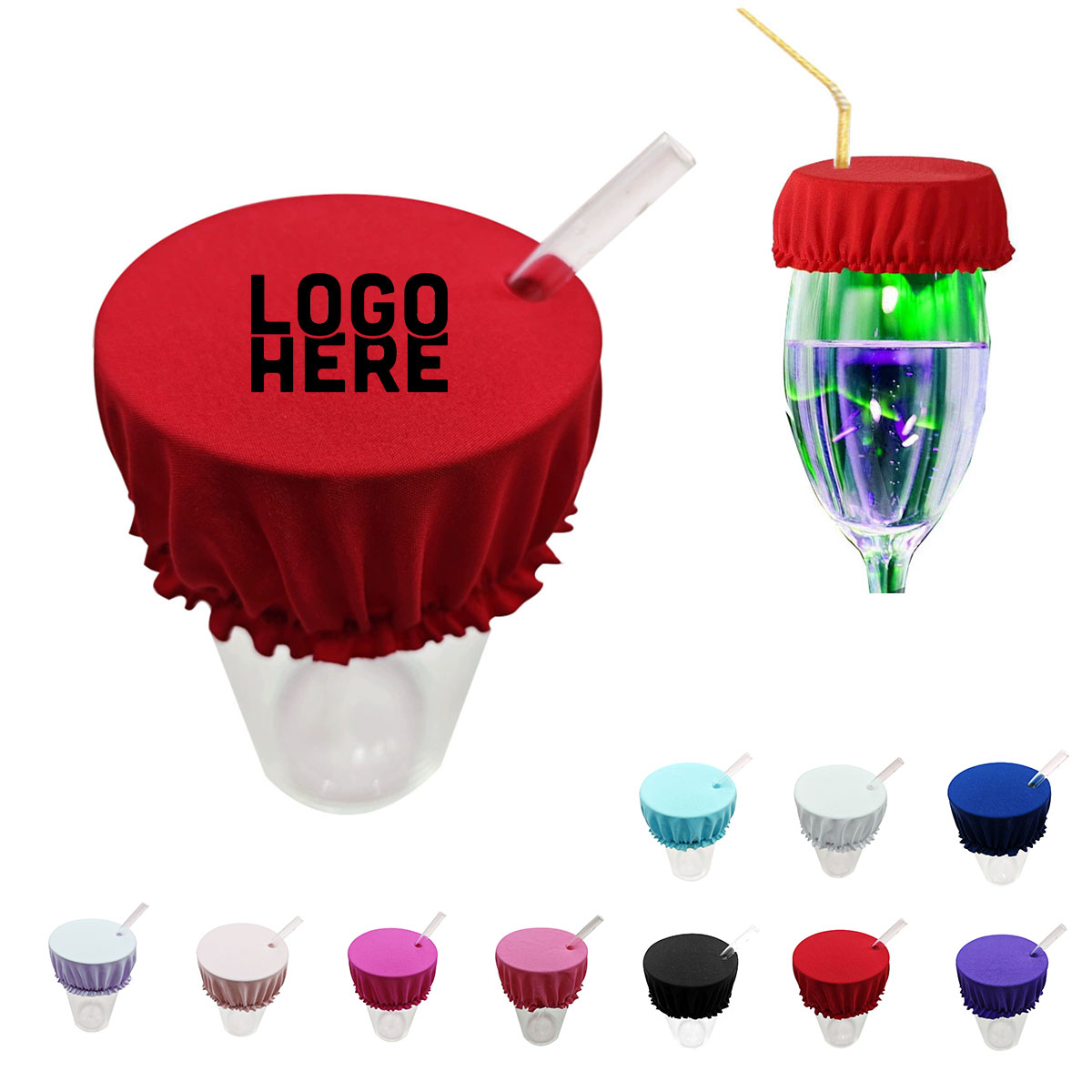 Drink Cover With Straw Hole