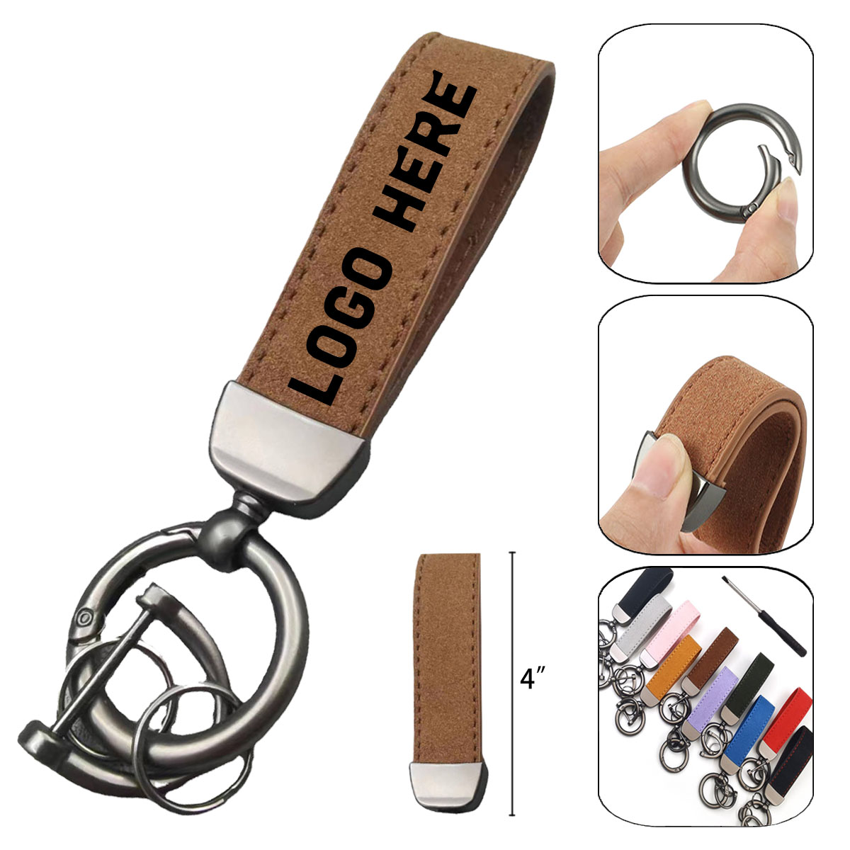 Leather Key Chain Holders