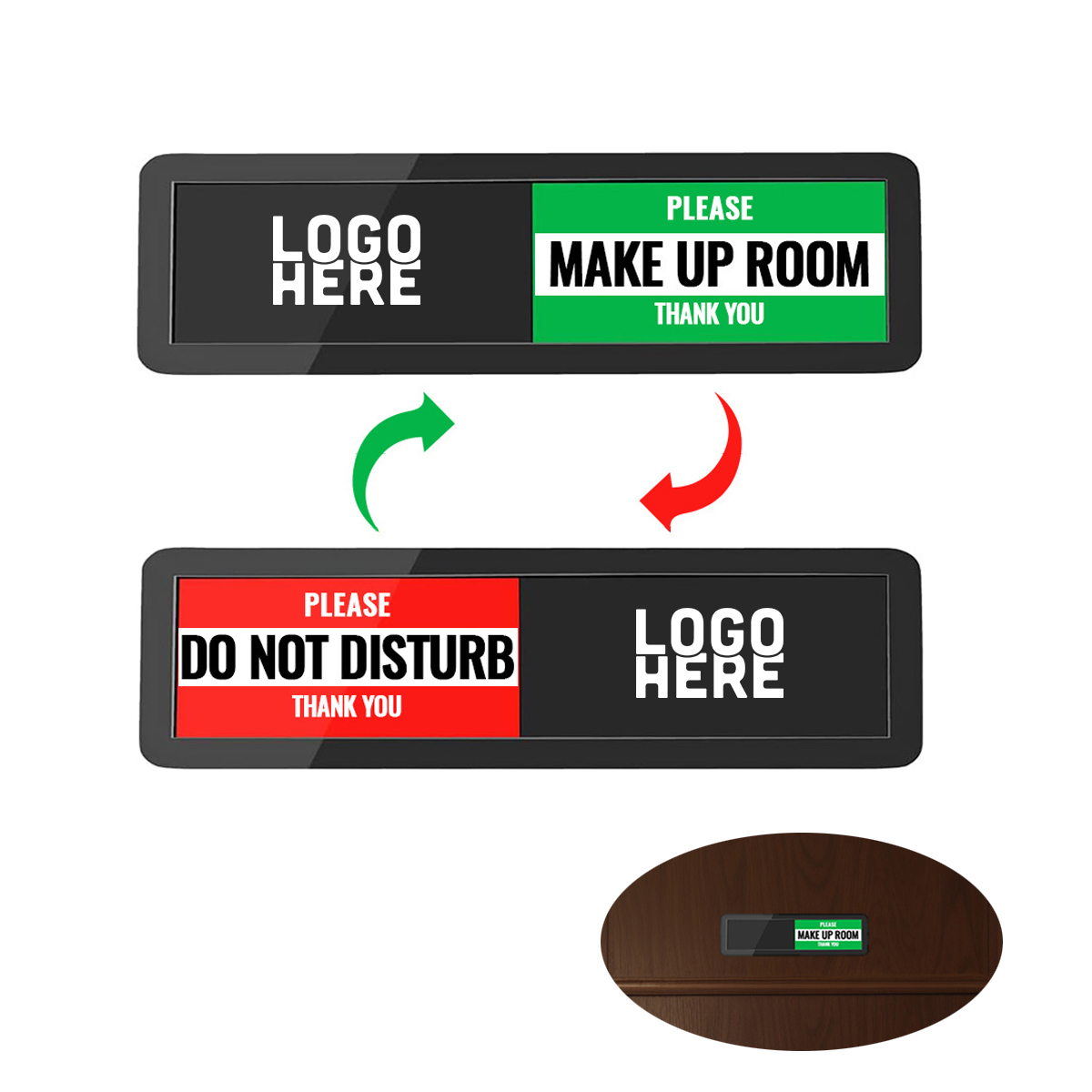 Do Not Disturb Slider Door Sign