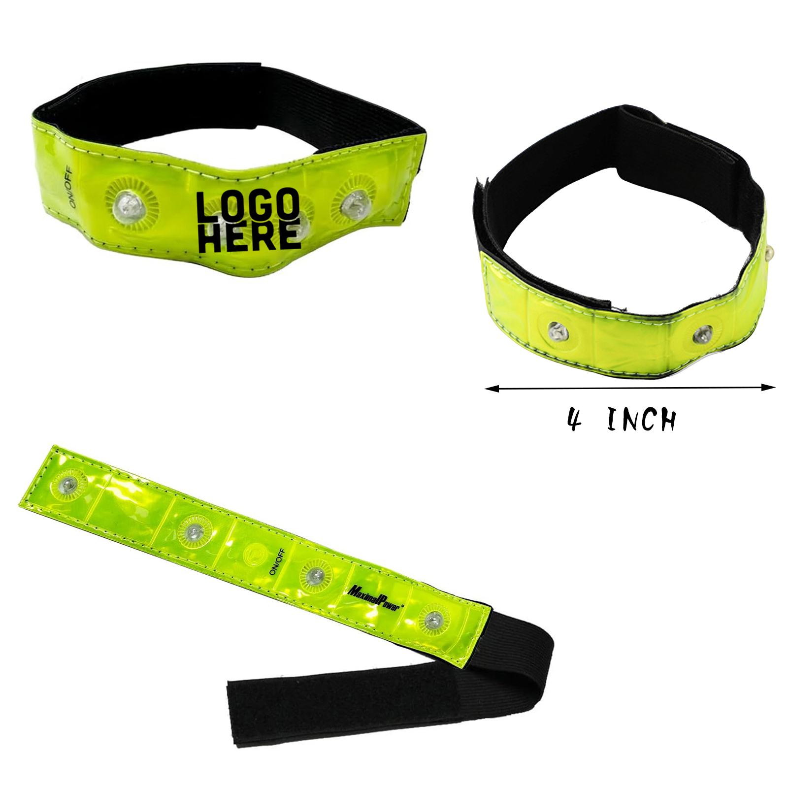 Reflective High-Stretch Wrist Strap