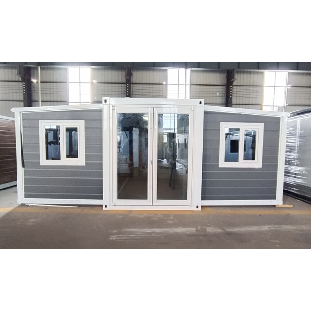Gray Exterior Cladding Expandable Container House