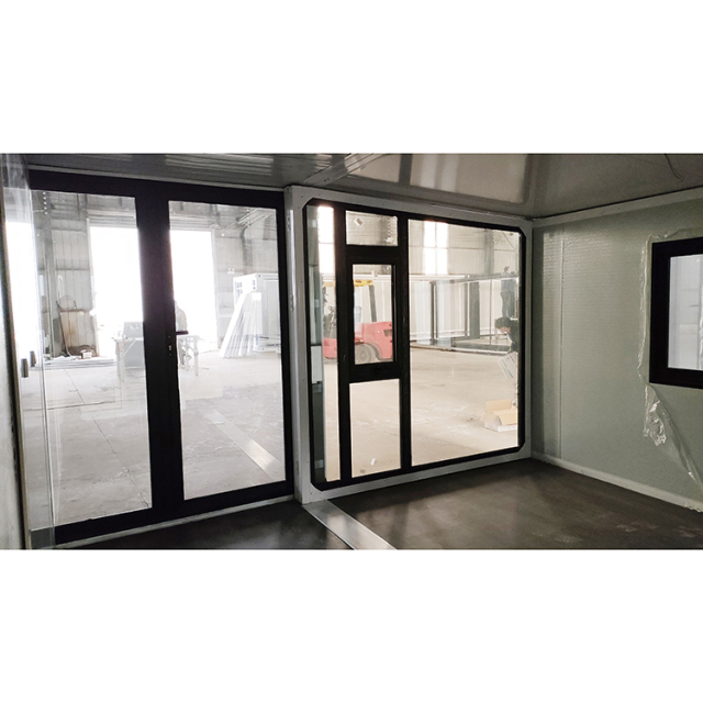 Glass Curtain Wall Prefabricated Folding House