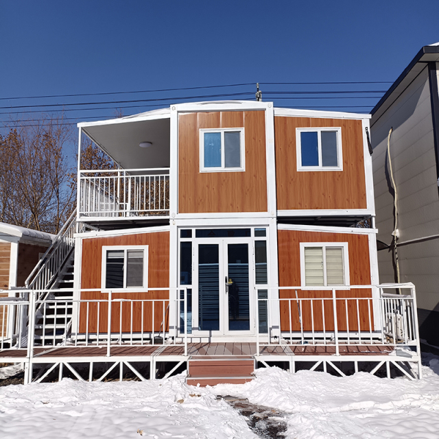 Two Floors Prefabricated Expandable Containers Home