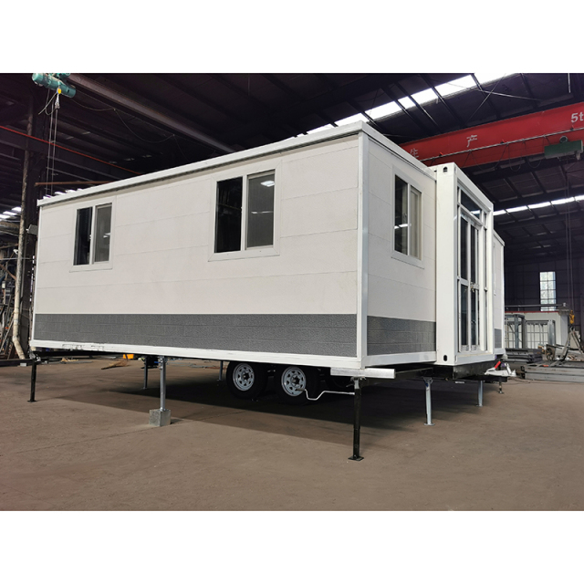 Prefabricated Expandable Container House with Trailer | Mobile Homes